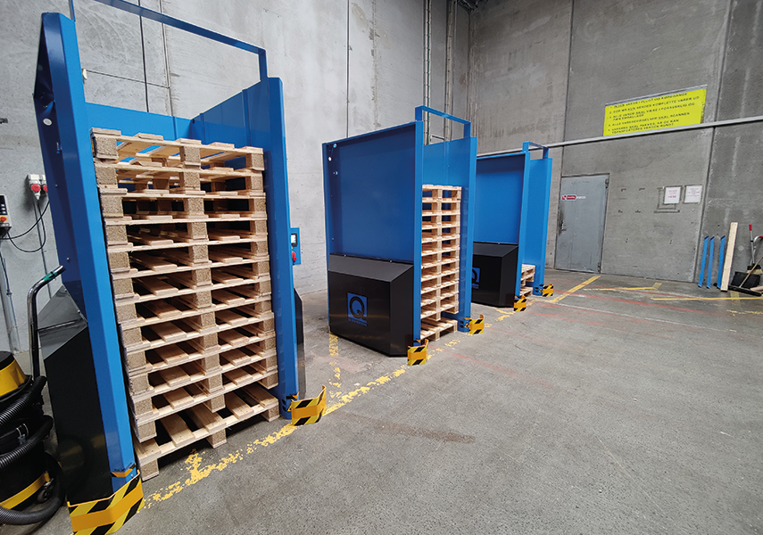 Stand Alone Pallet Magazine - Q-system